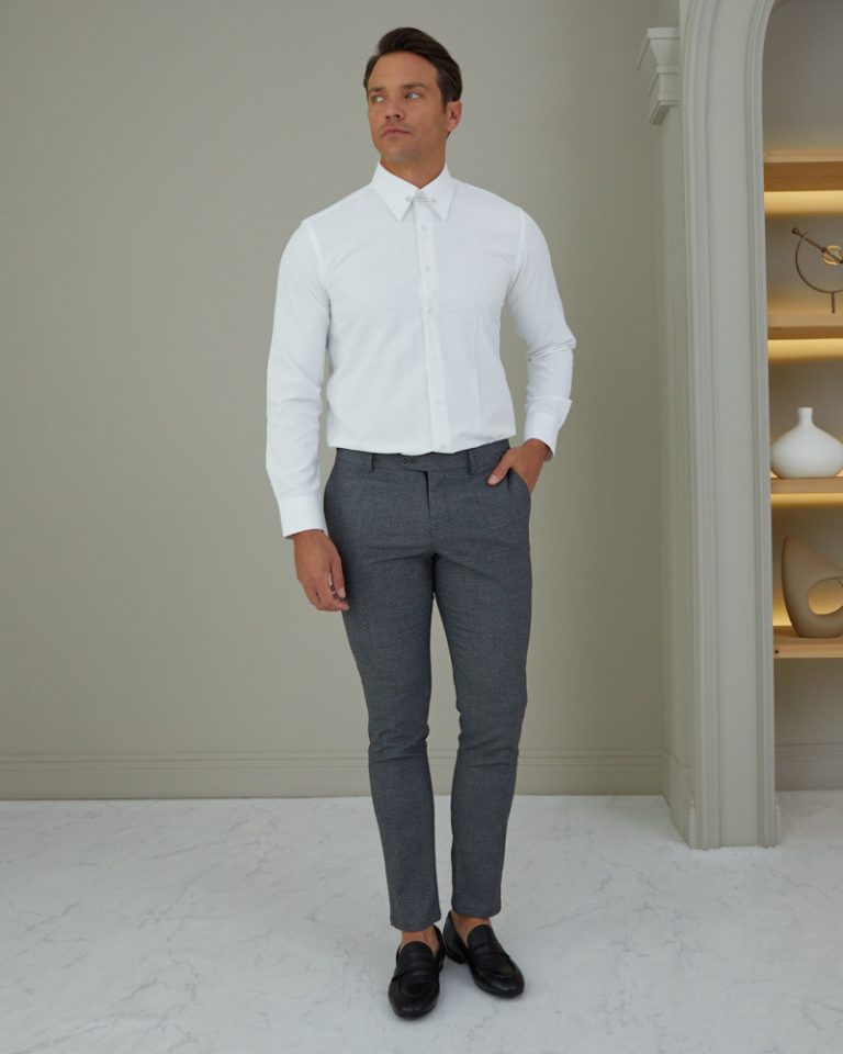 Pinned Classic White Shirt