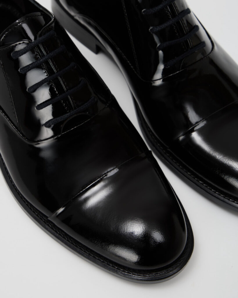 Patent Black Majestic Dignity Ceremony Shoes