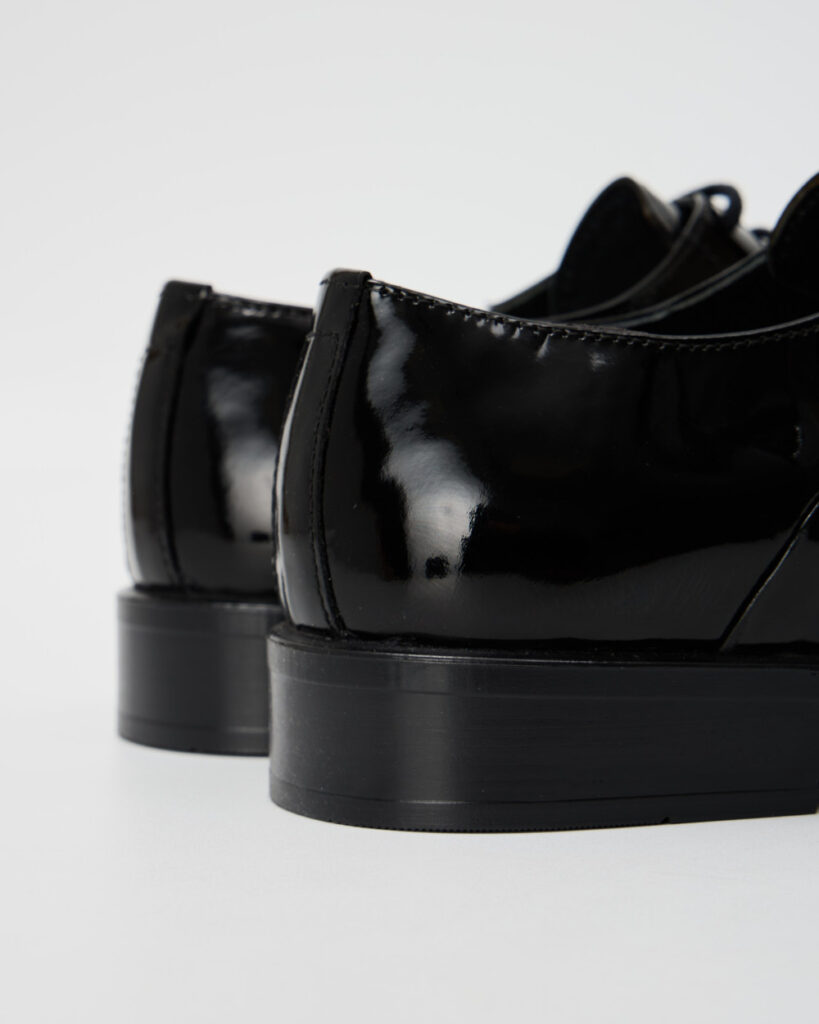 Patent Black Majestic Dignity Ceremony Shoes
