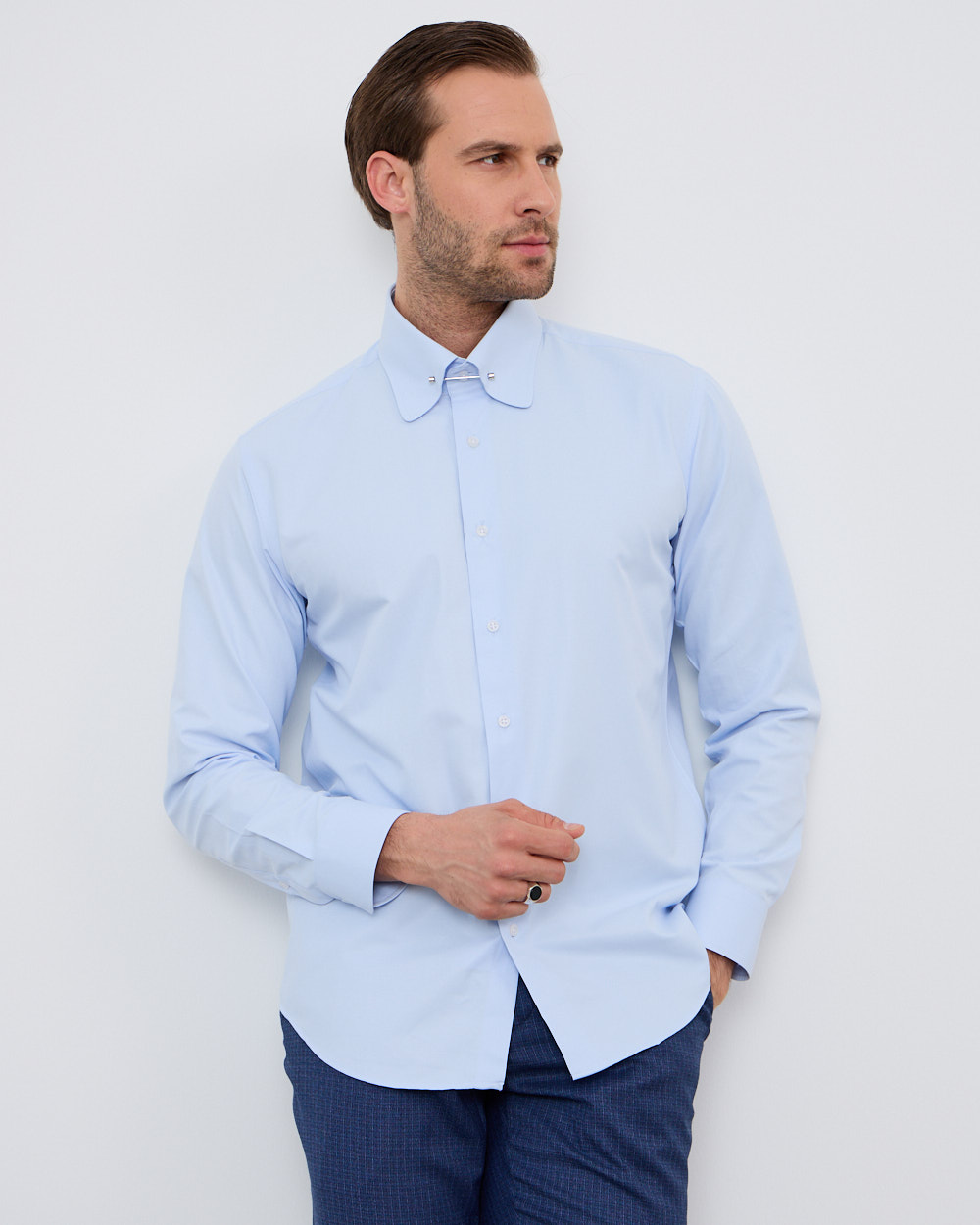 Blue Grandeur Couture Shirt