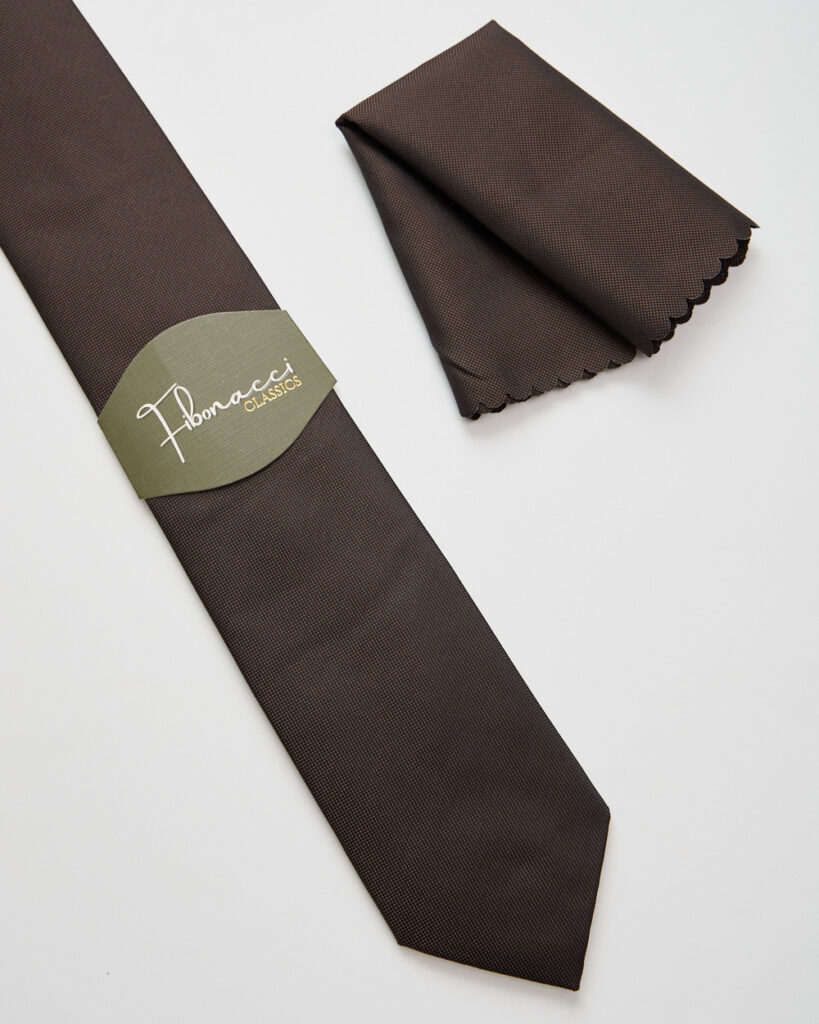 Brown Oldschool Classic Tie