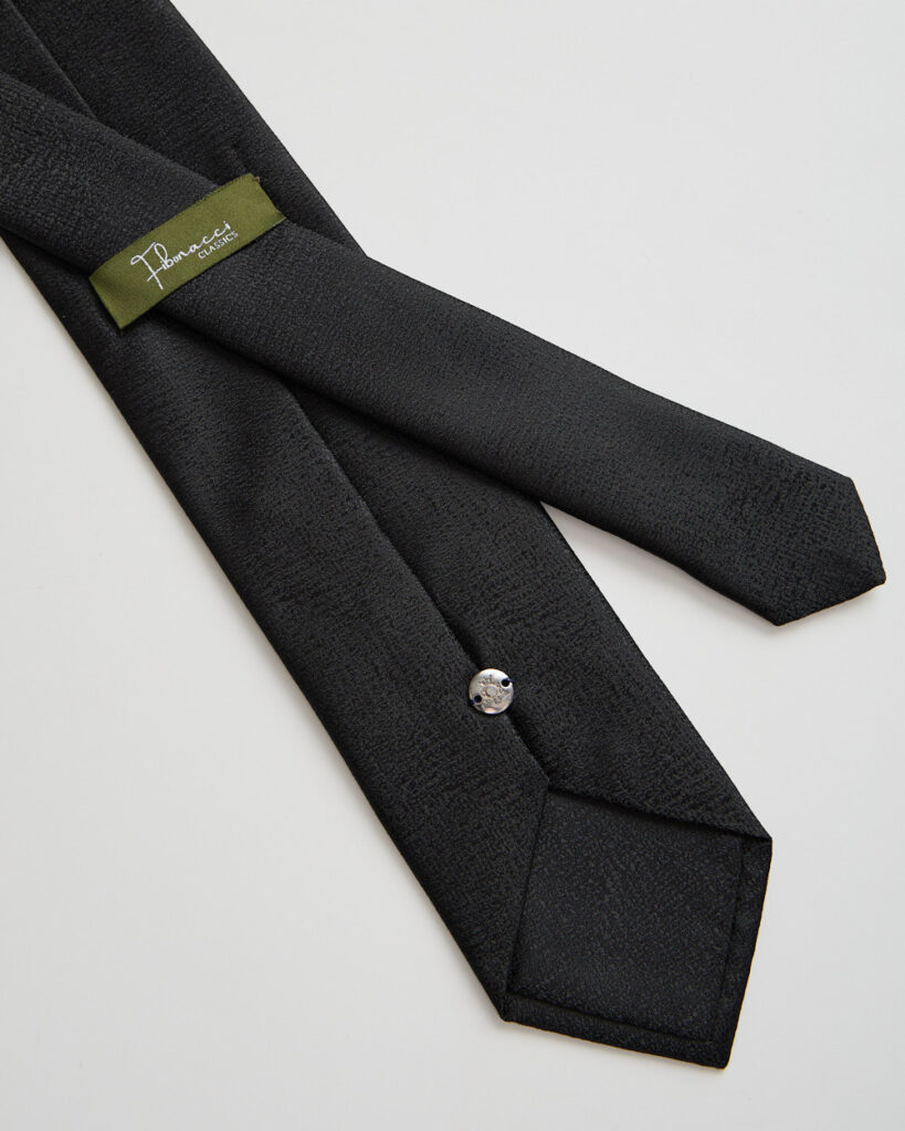 Black Modern Texture Tie