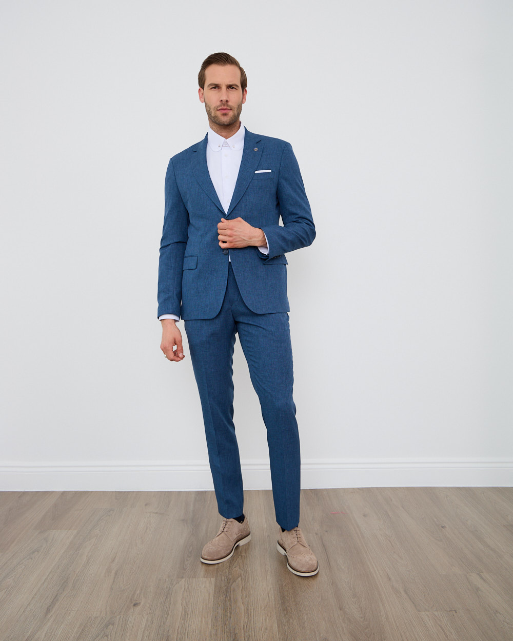 Indigo Grandeur Attire Suit