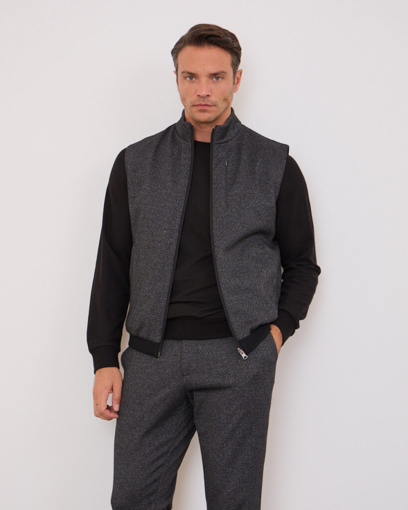 Charcoal Double Face Tracksuit