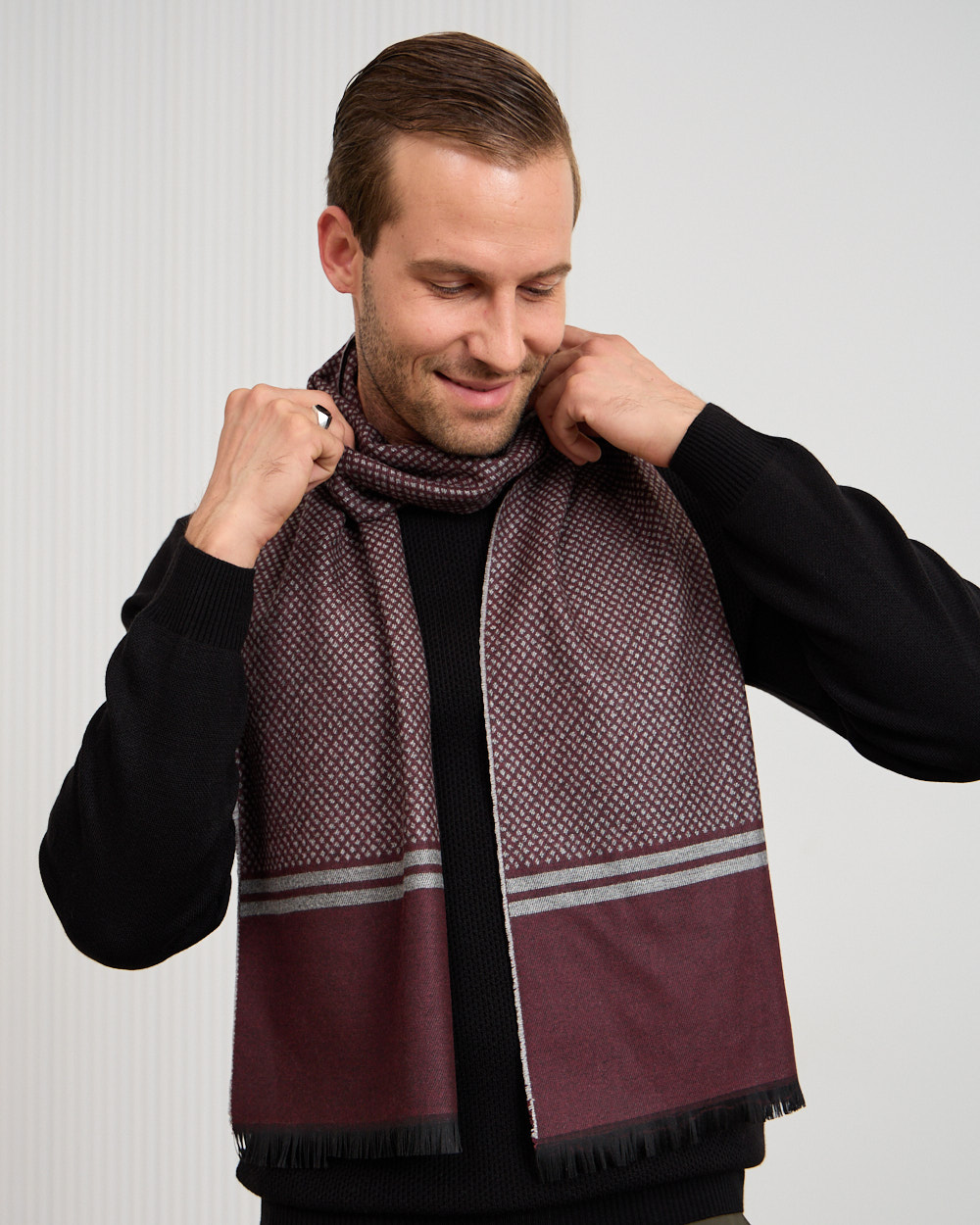 Rustic Ruby Scarf