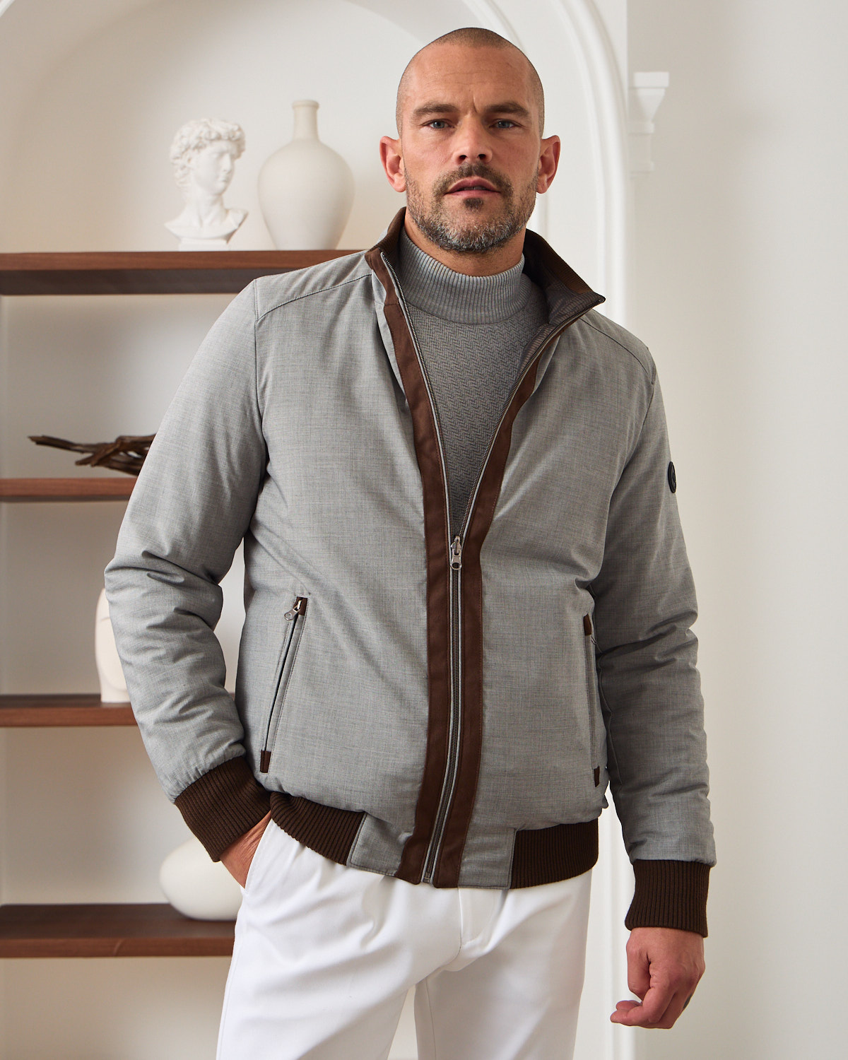 Olive Double Sided Waterproof Jacket